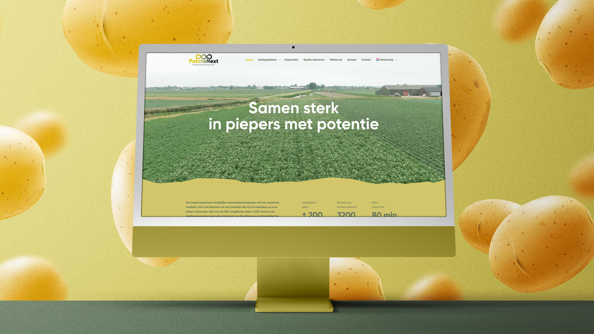 Mooijontwerp - Lancering nieuwe website voor PotatoNext